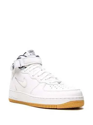 Nike Air Force 1 Mid Jewel Qs Nyc Yankees Sneakers