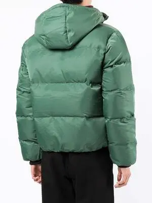 DAILY PAPER Logo-print Puffer Jacket - Green