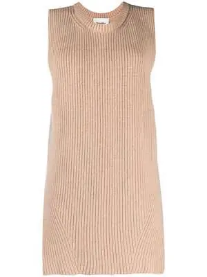 Nanushka Oversized Ribbed-knit Vest