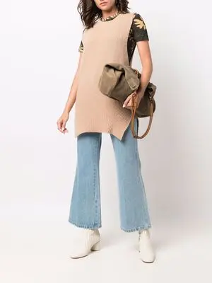 Nanushka Oversized Ribbed-knit Vest