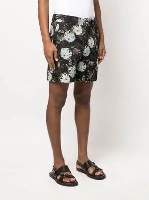 Erdem Floral-print Chino Shorts