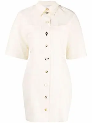 Nanushka Short-sleeve Shirt Dress