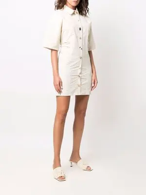 Nanushka Short-sleeve Shirt Dress