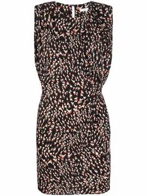 Patrizia Pepe Animal Print Mini Dress