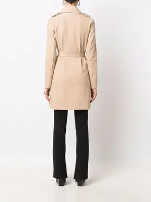 Patrizia Pepe Double-breasted Belted Trench Coat