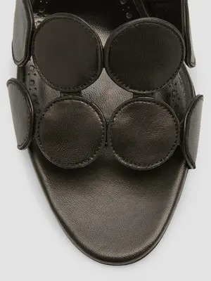 Manolo Blahnik Haribalmu 55mm Leather Mules - Black