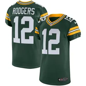 Nike Aaron Rodgers Bay Packers Vapor Elite Jersey