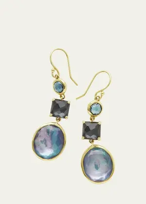 Ippolita Ippolita Rock Candy 18K Gold Drop Earrings Waterfall
