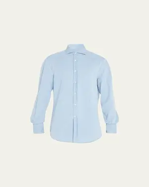 Brunello Cucinelli Denim Sport Shirt - Light Wash Denim