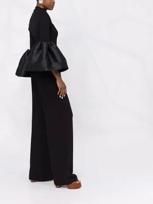 Alberta Ferretti High-waisted Straight-leg Trousers