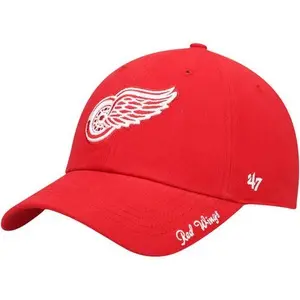 '47 Detroit Wings Team Miata Clean Up Adjustable Hat - Red