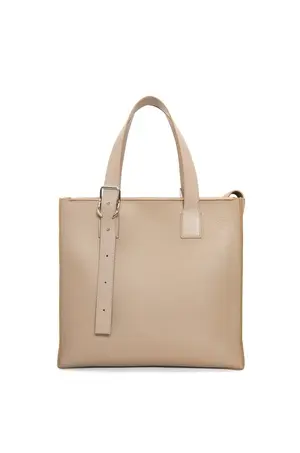 Loewe LOEWE Buckle Zip Tote Sand