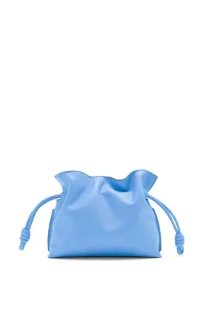 Loewe Mini Flamenco Clutch Celestine Blue