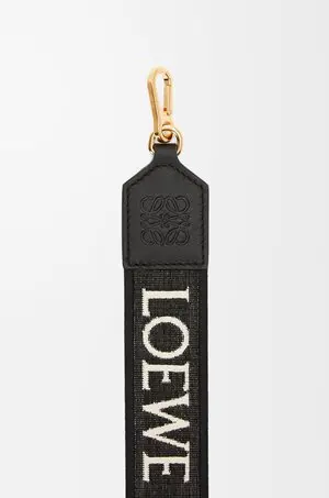 Loewe Anagram Strap - Black/gold