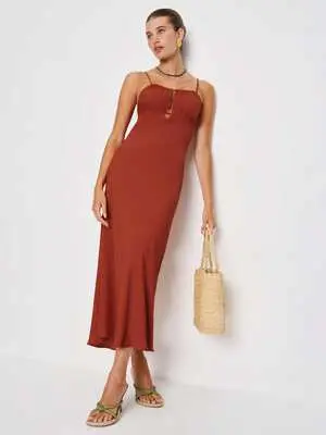 REFORMATION Zia Midi Dress