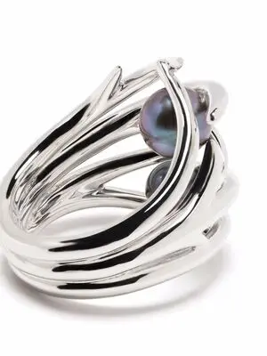 SHAUN LEANE Hook Pearl Ring