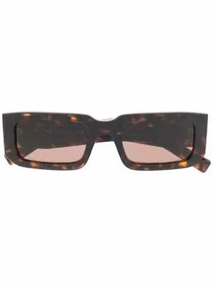 Prada Tortoiseshell-effect Sunglasses - Brown