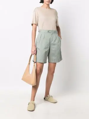 Orlebar Brown Pleated Straight-leg Shorts