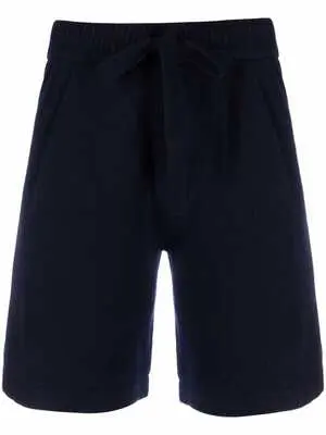 P.a.r.o.s.h Knitted Drawstring Waist Shorts - Blue