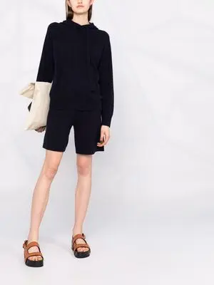 P.a.r.o.s.h Knitted Drawstring Waist Shorts - Blue