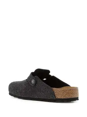 BIRKENSTOCK Boston Felt Clogs - Grey