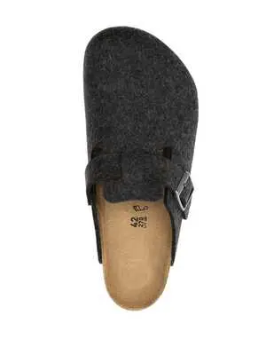 BIRKENSTOCK Boston Felt Clogs - Grey