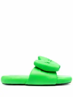 Off-white Flat Mules Clogs For Women