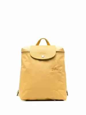 Longchamp Le Pliage Folding Backpack - Green | Editorialist