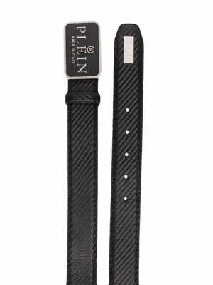 Philipp Plein Logo-plaque Textured Belt