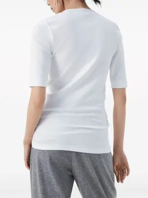 Brunello Cucinelli Monili Chain-embellished T-shirt - White