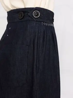 MAISON MARGIELA Wide Leg Denim Trousers
