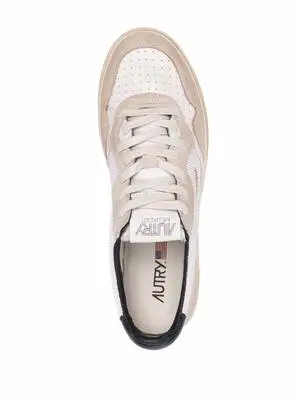 AUTRY Slogan-sole Lace-up Sneakers