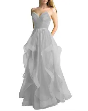 princess polly baby blue dress Basix Black Label Mock Neck Long Dress - Red Dresses, Clothing - WBABL20699 main image 1