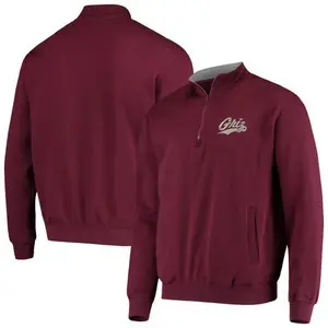 COLOSSEUM Montana Grizzlies Tortugas Logo Quarter-zip Jacket - Maroon