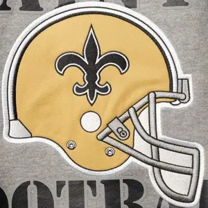 STARTER New Orleans Saints Locker Room Throwback End Zone Pullover Sweatshirt