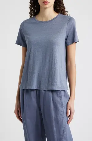 EILEEN FISHER Eileen Fisher Organic Linen Crewneck T-Shirt