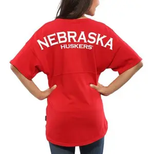 SPIRIT JERSEY Nebraska Huskers T-shirt - Red