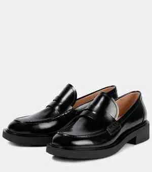 GIANVITO ROSSI Harris Leather Loafers