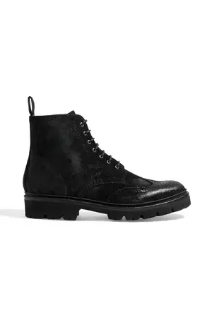 Grenson Emmaline Distressed Suede Ankle Boots