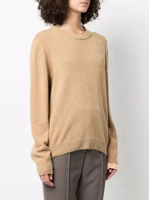 MAISON MARGIELA Round Neck Knit Jumper - Neutrals