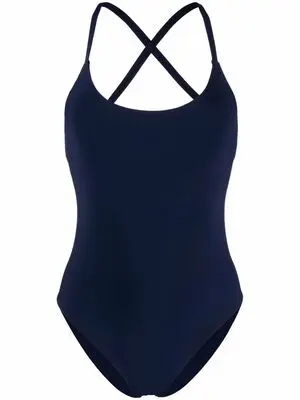 LIDO Criss-cross Back Swimsuit - Blue