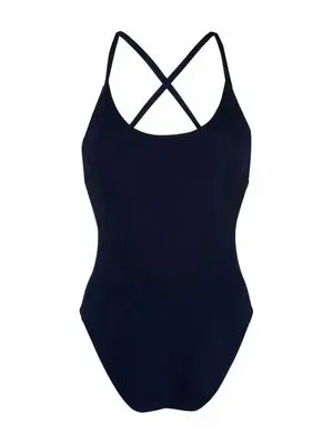 LIDO Criss-cross Back Swimsuit - Blue