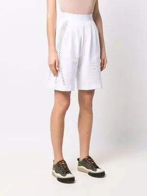 Alberta Ferretti Cut-out Detail Shorts
