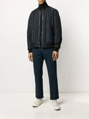 John Smedley Wool Roll Neck Jumper - Black