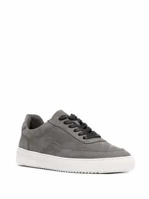 Filling Pieces Leather Low-top Sneakers - Grey