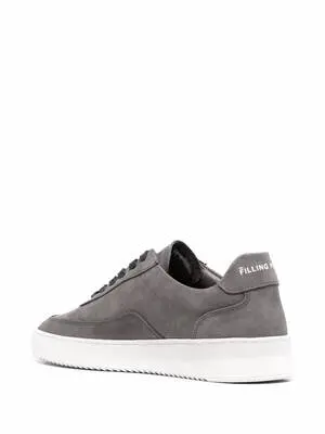 Filling Pieces Leather Low-top Sneakers - Grey
