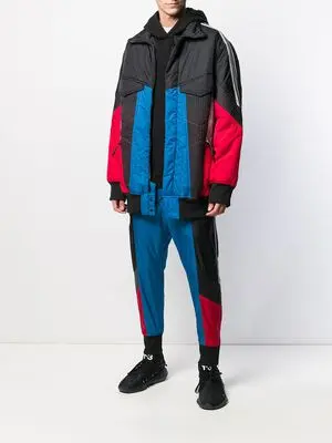 Y3 Colourblock Tapered Track Pants