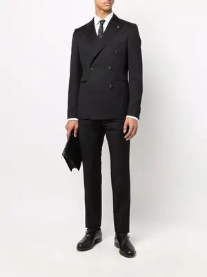 Tagliatore Fitted Double-breasted Suit