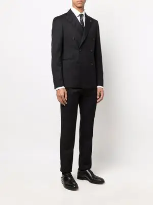 Tagliatore Fitted Double-breasted Suit