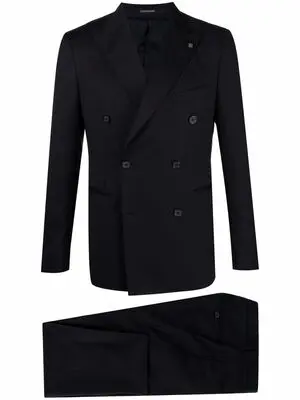 Tagliatore Fitted Double-breasted Suit